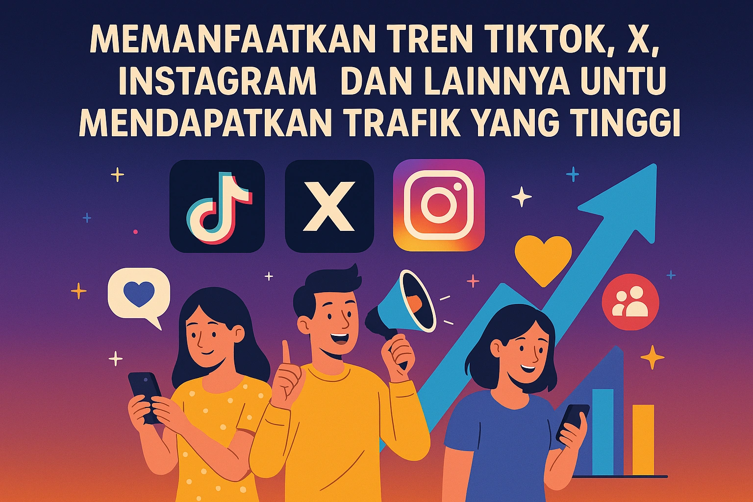 Memanfaatkan Tren TikTok, X, Instagram, dan Lainnya